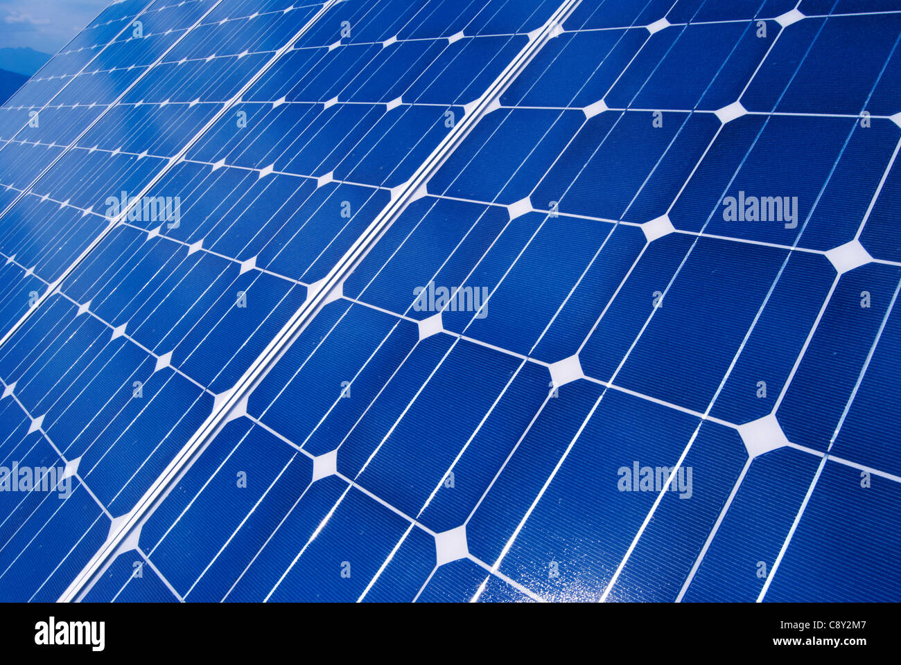Solar panel. Green energy from sun Stock Photo - Alamy