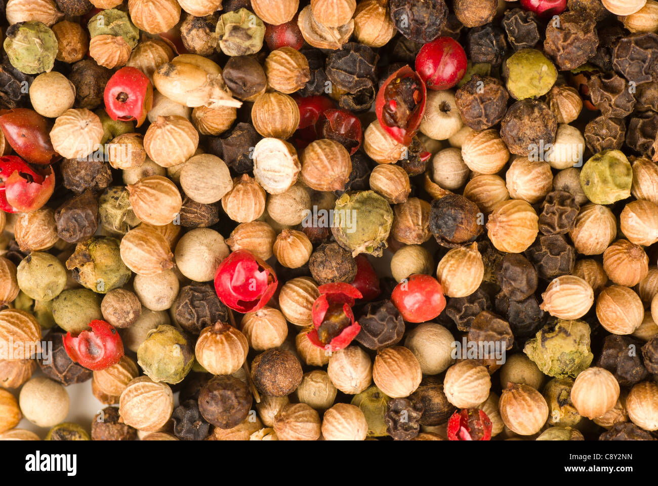 An assortment of different types of pepper grain Stock Photo - Alamy