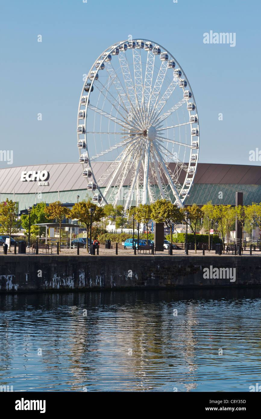 The Wheel in front of the Echo Arena.Liverpool England Merseyside ...