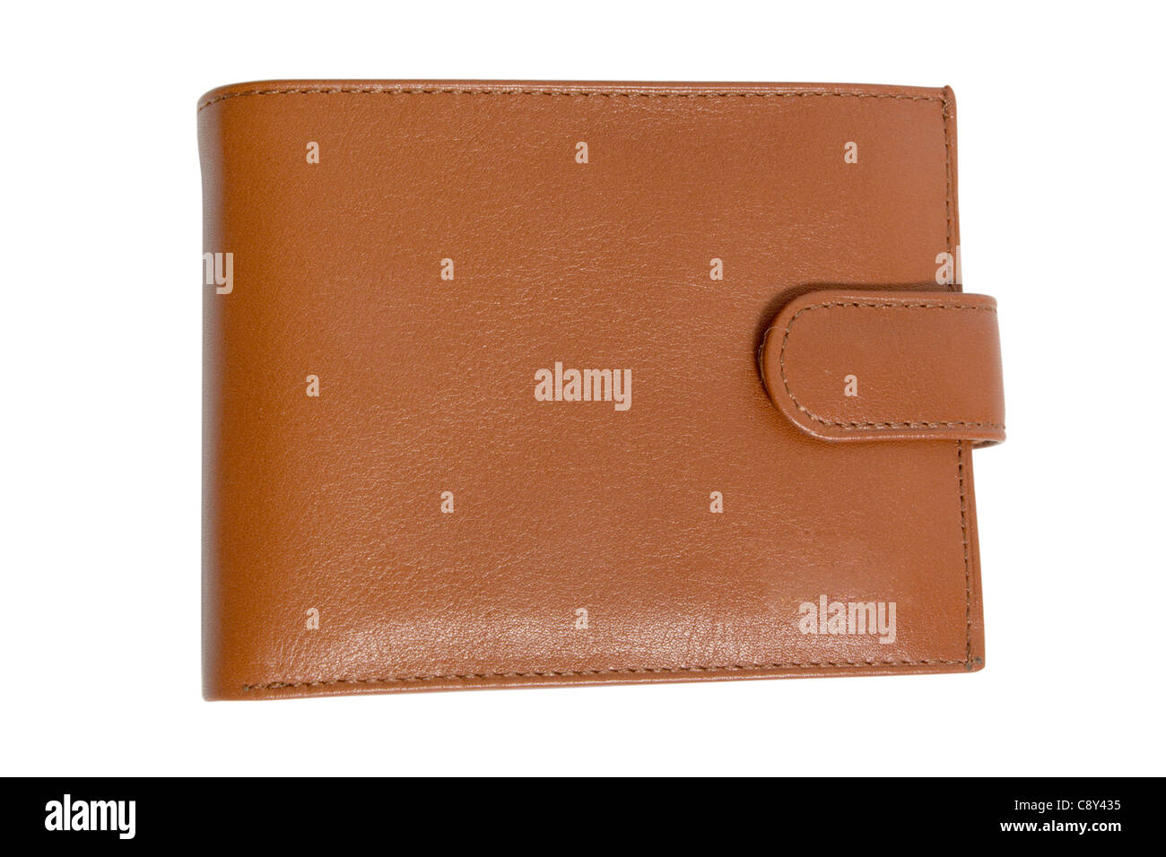 Empty brown leather wallet hi-res stock photography and images - Alamy