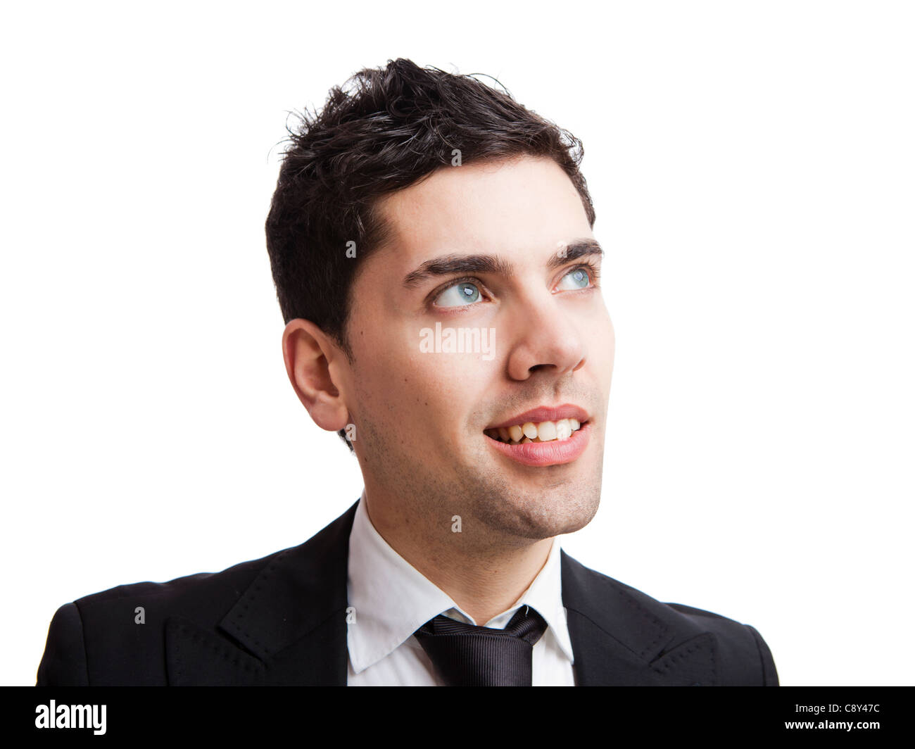 Studio portrait of a young businessman isolated over a white background ... Studio portrait of a young businessman isolated over a white background ...