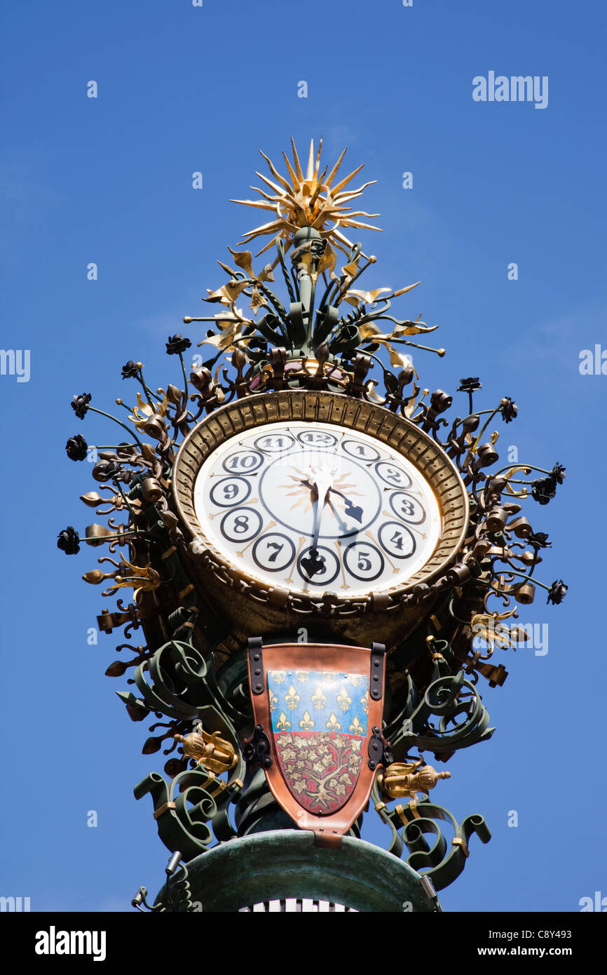 France, Picardy, Amiens, The Clock Tower Stock Photo - Alamy