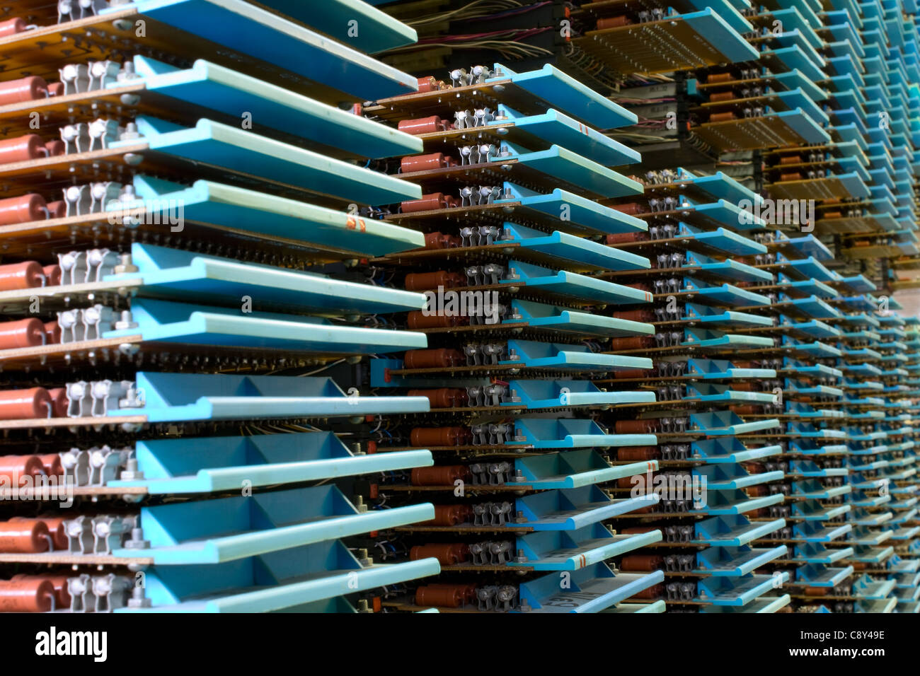 Old fashioned telephone switchboard hi-res stock photography and images ...