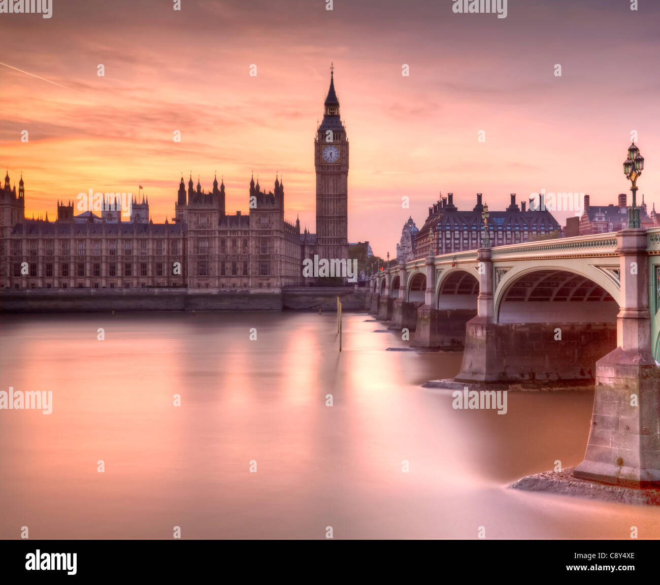 The Houses of Parliament (Palace of Westminster) London, England Stock ...