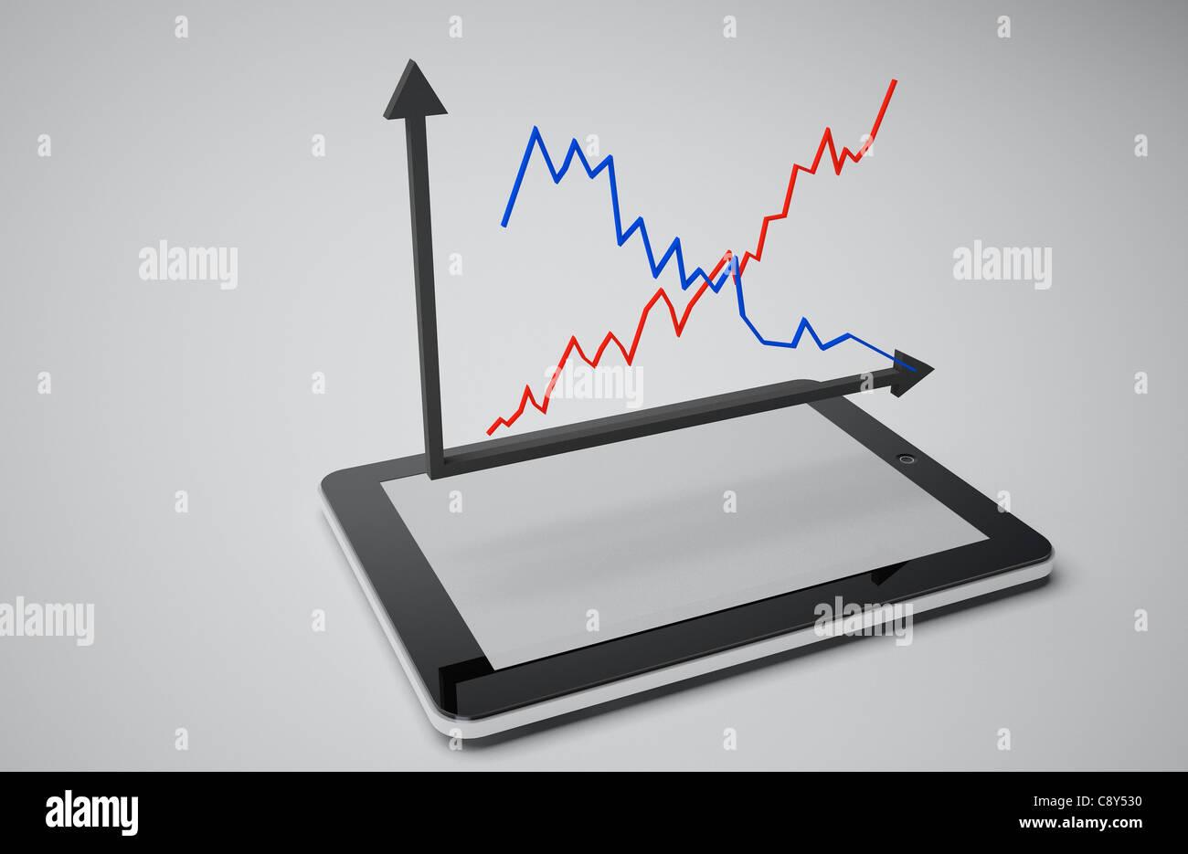 Lines graph hi-res stock photography and images - Alamy