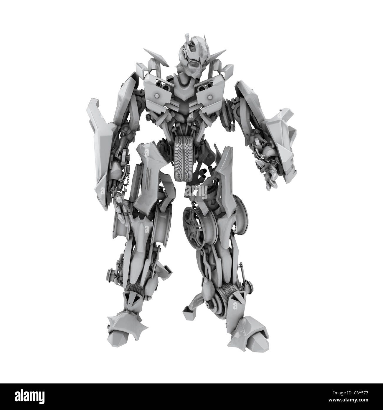 Red humanoid robot hi-res stock photography and images - Alamy