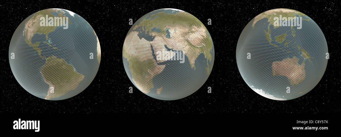 Mosaic globe hi-res stock photography and images - Alamy