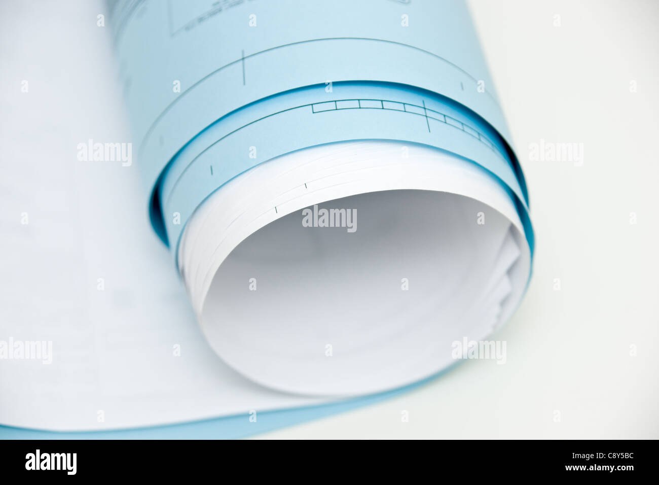 Role of blueprints Stock Photo - Alamy