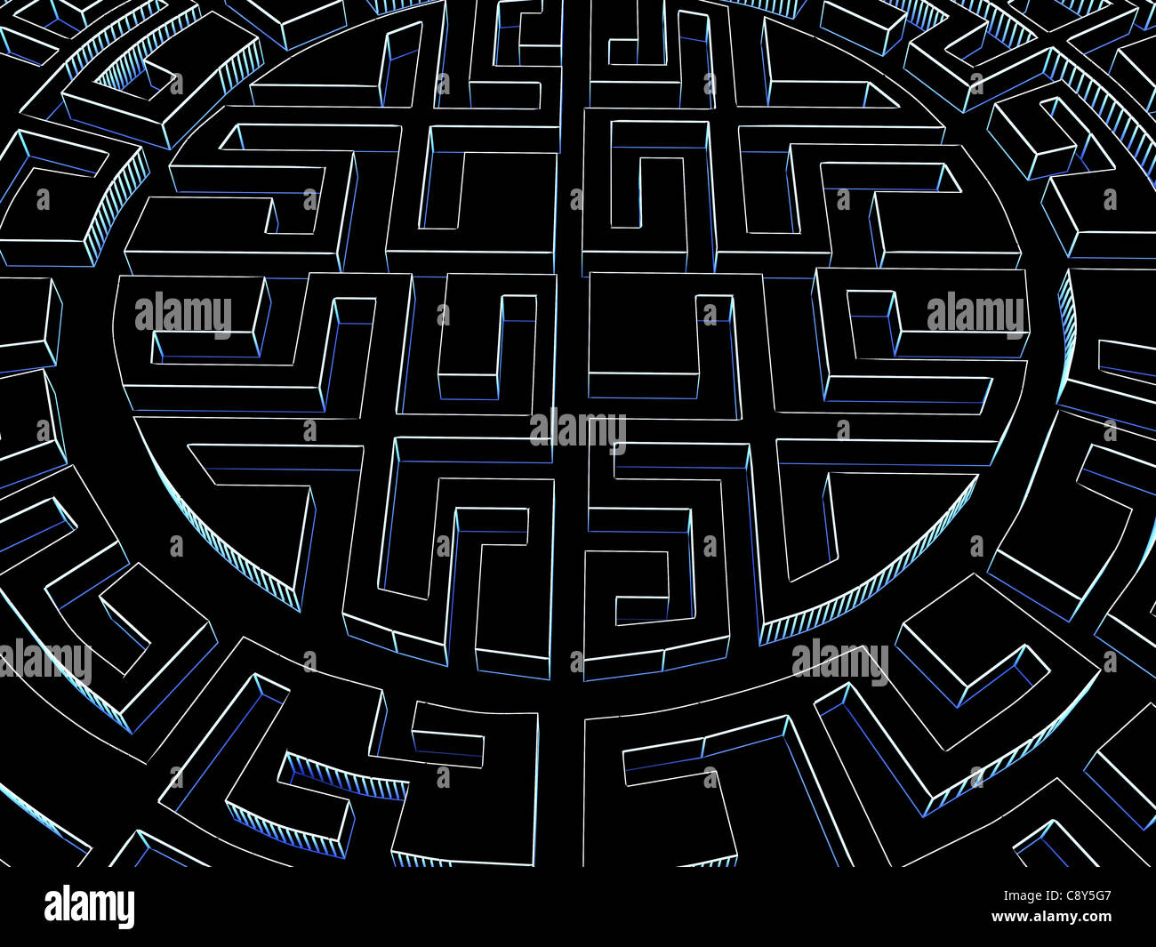 Labyrinth Lines High Resolution Stock Photography and Images - Alamy