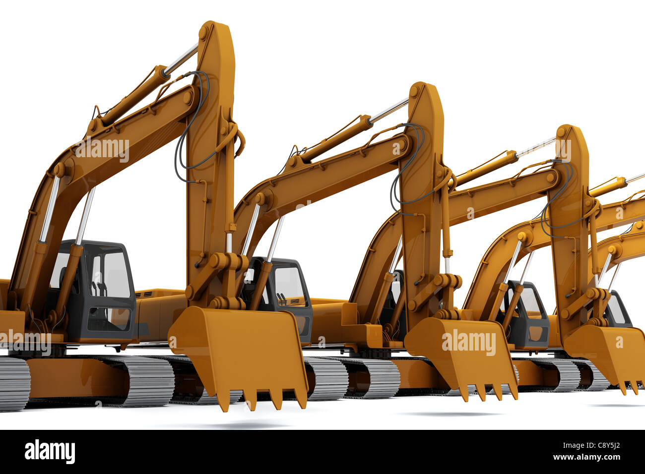 Mechanical diggers hi-res stock photography and images - Alamy