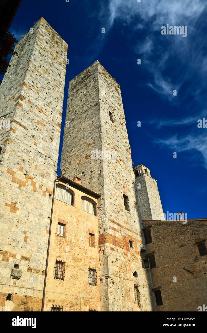 Medieval towers of San Gimignano Tuscany Italy Stock Photo - Alamy
