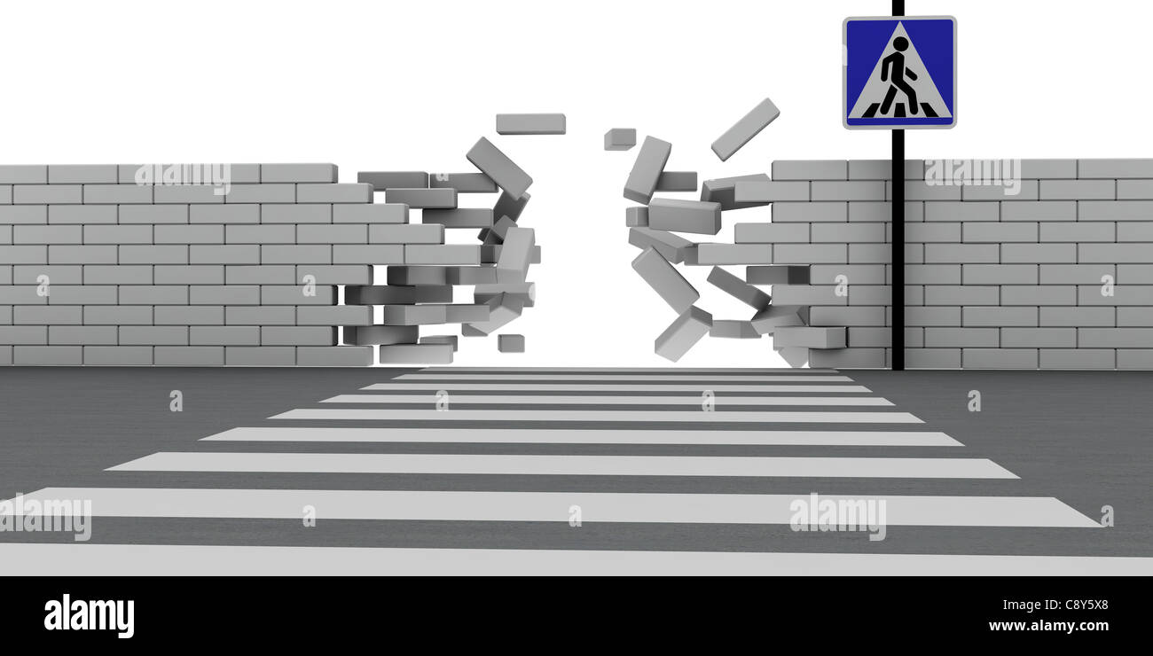 Crosswalk design hi-res stock photography and images - Alamy