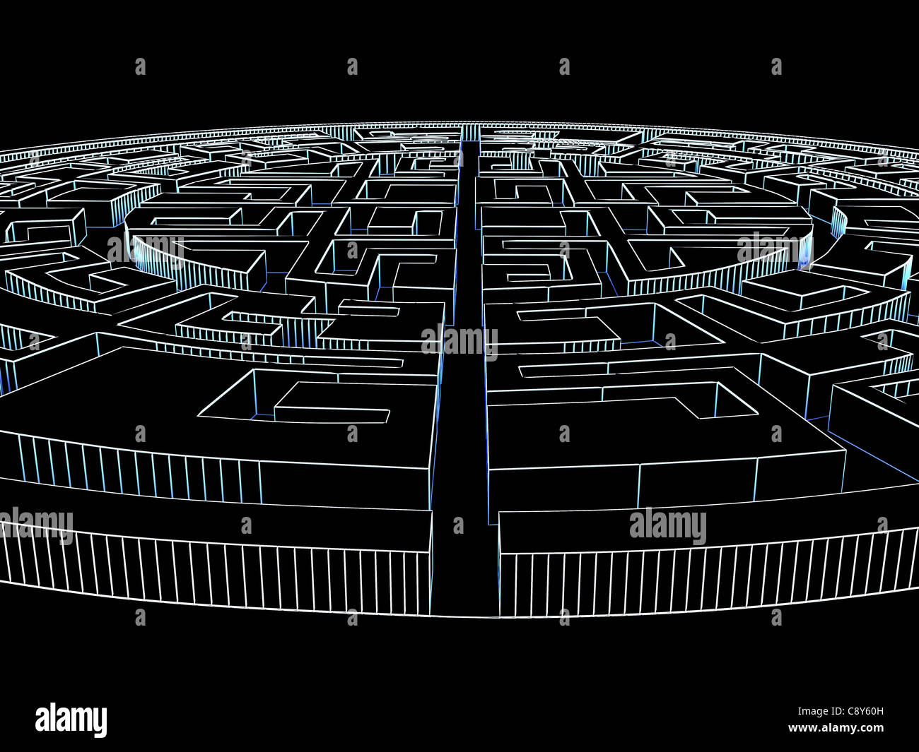 Labyrinth lines hi-res stock photography and images - Alamy