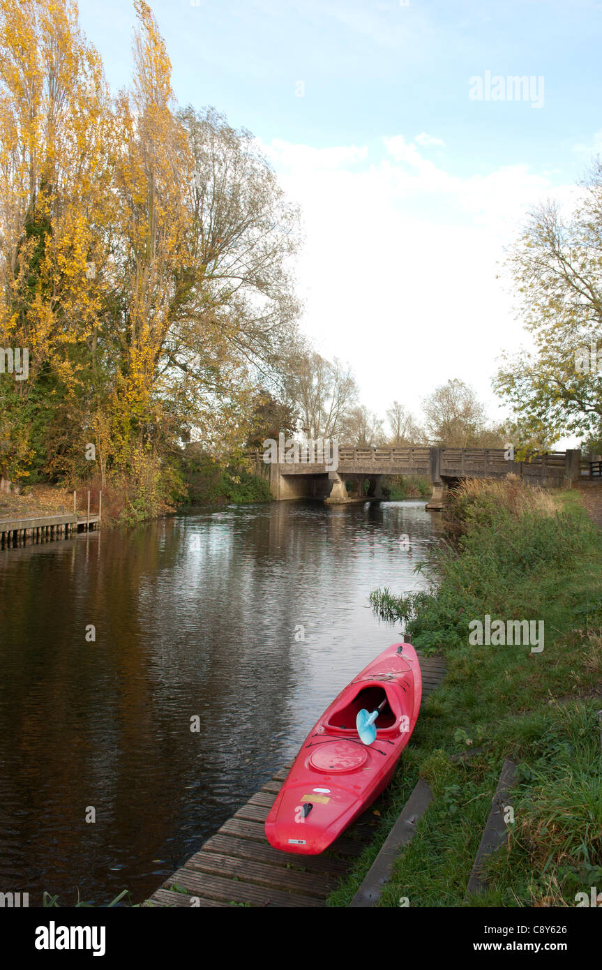 Paper Mill Lock on the River Chelmer Little Baddow in Essex Stock Photo ...