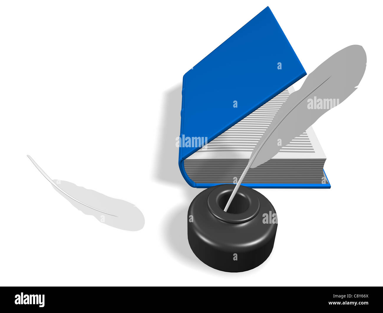 Book and inkwell hi-res stock photography and images - Alamy