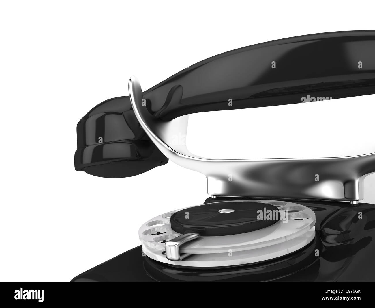 Old fashioned phone Black and White Stock Photos & Images - Alamy