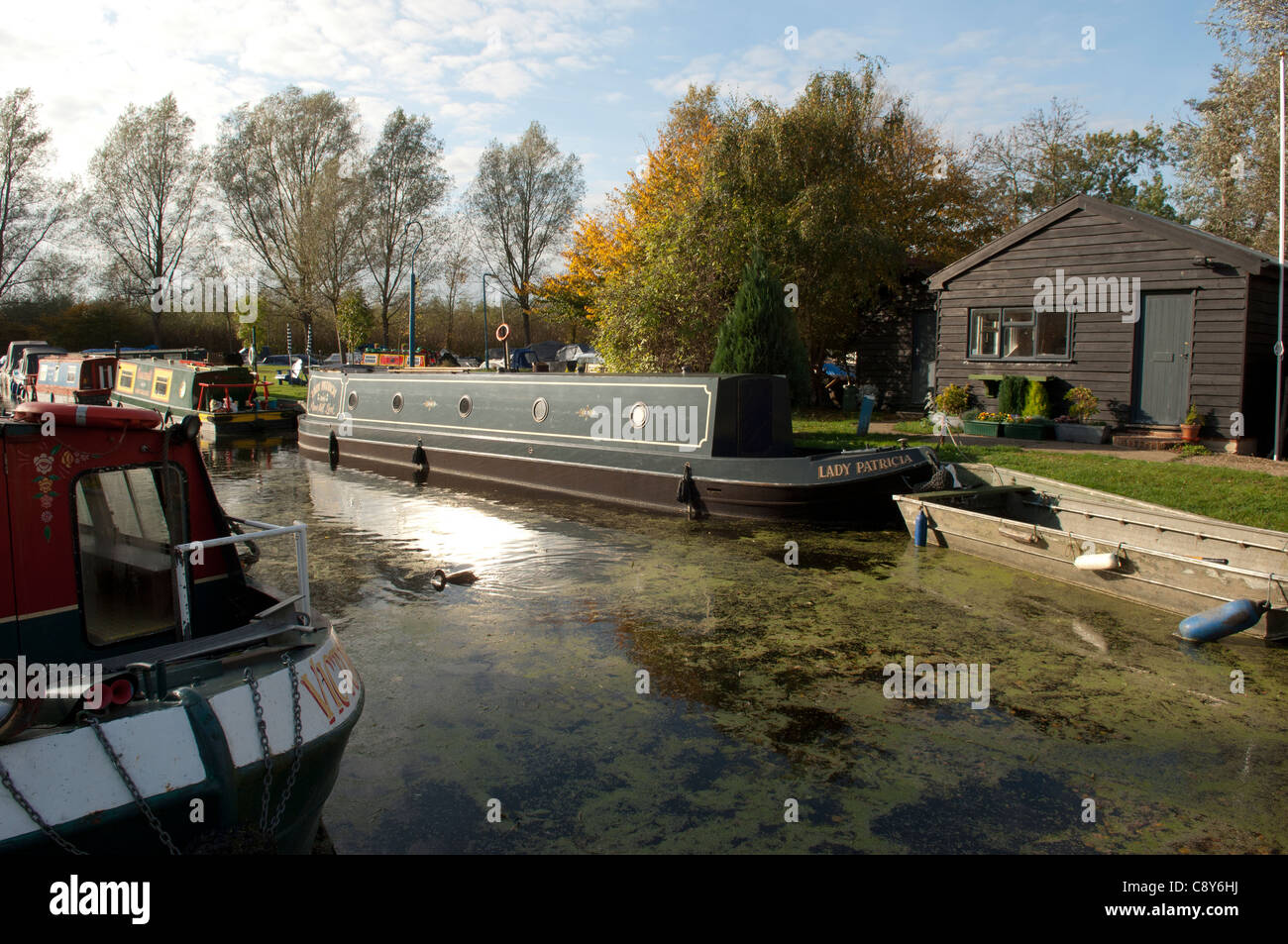 Paper Mill Lock on the River Chelmer Little Baddow in Essex Stock Photo ...