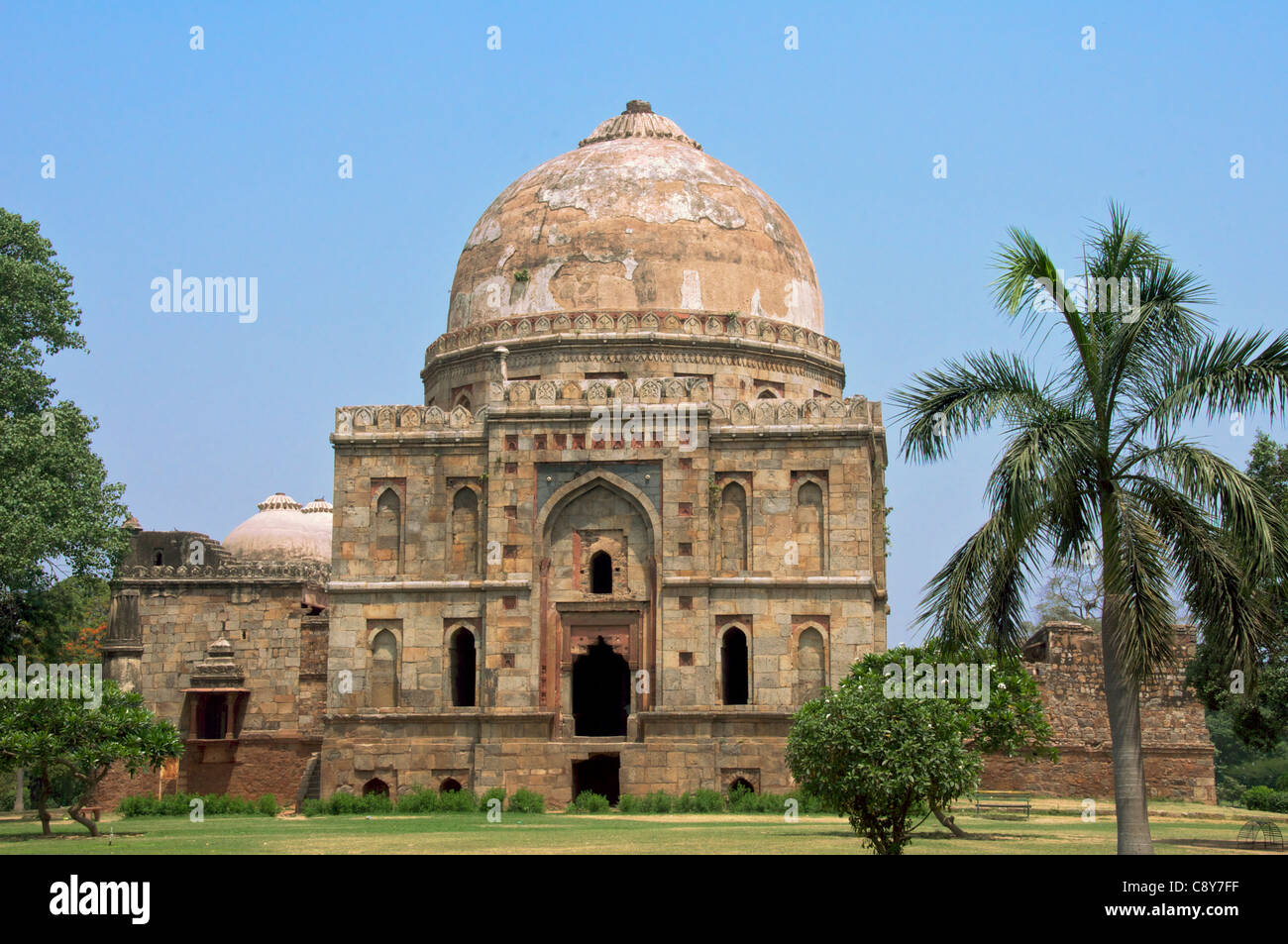 Bara Gumbad Tomb Lodi Gardens Delhi India Stock Photo - Alamy