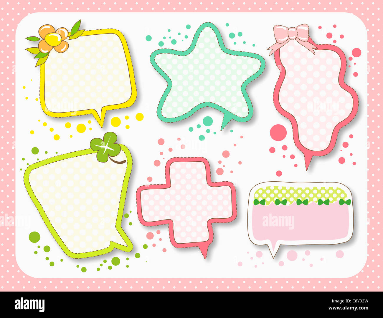 Various types of icons for memo Stock Photo - Alamy