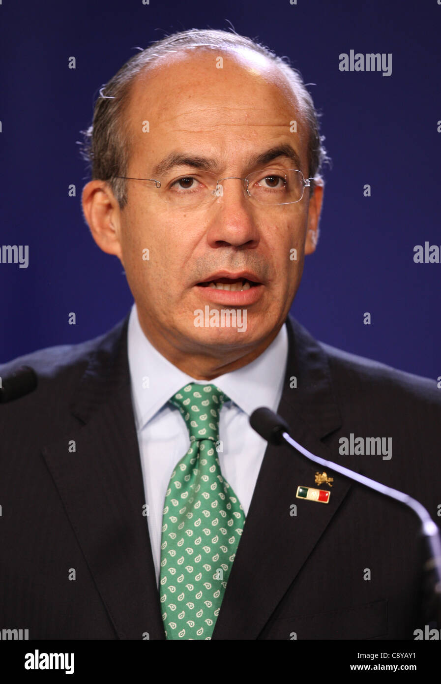 President felipe calderon of mexico hi-res stock photography and images ...