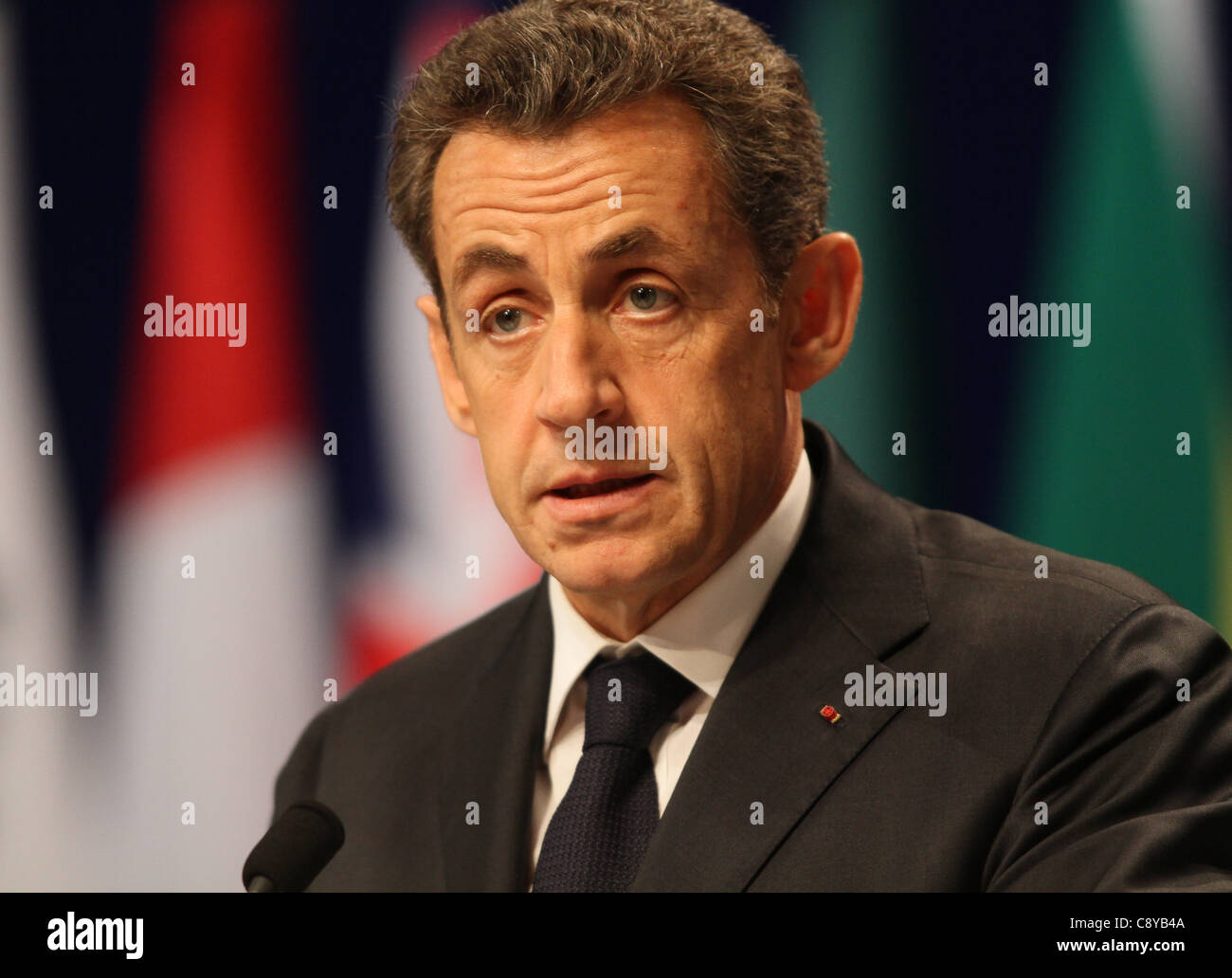 NICOLAS SARKOZY PRESIDENT OF FRANCE 03 November 2011 PALAIS DE FESTIVAL