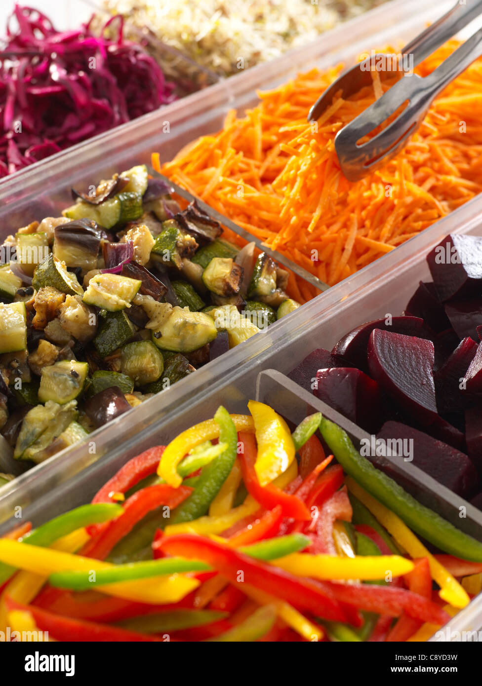 Salad bar selection hi-res stock photography and images - Alamy
