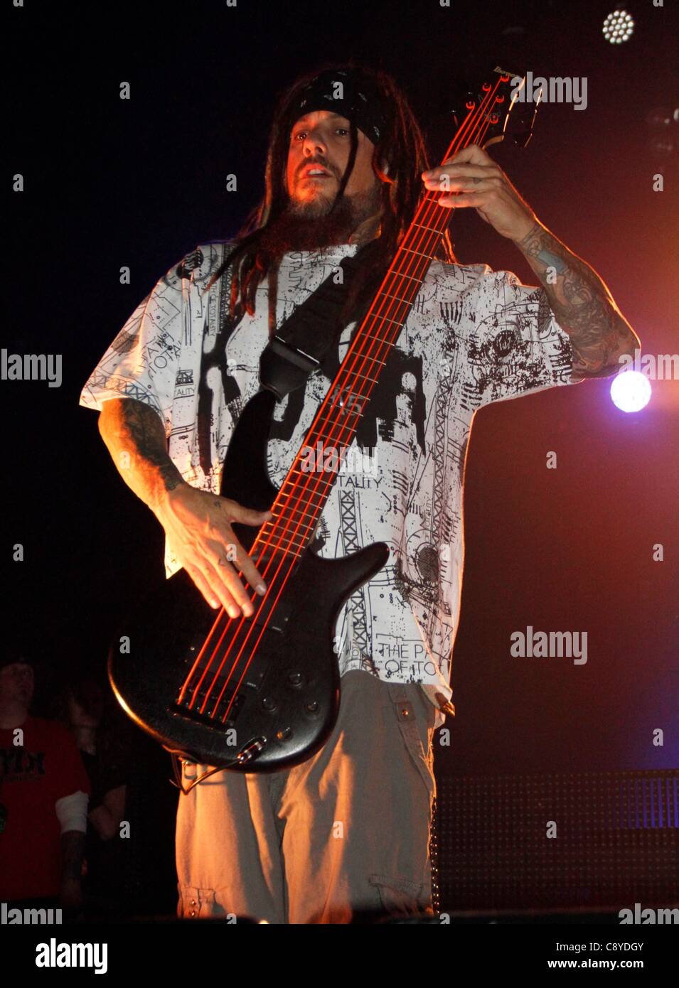 KORN on stage for KORN in Concert, Roseland Ballroom, New York, NY ...
