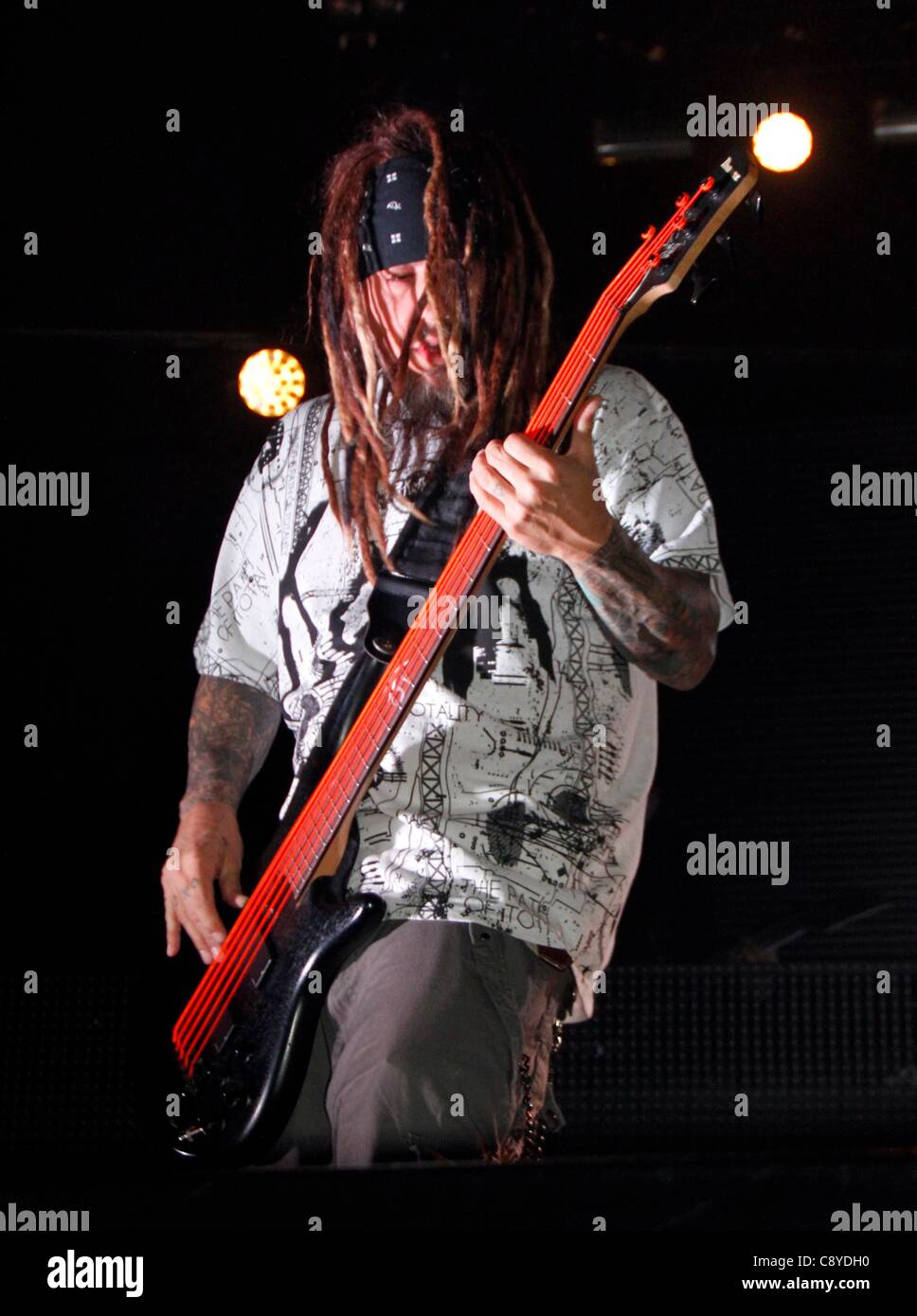 KORN on stage for KORN in Concert, Roseland Ballroom, New York, NY ...