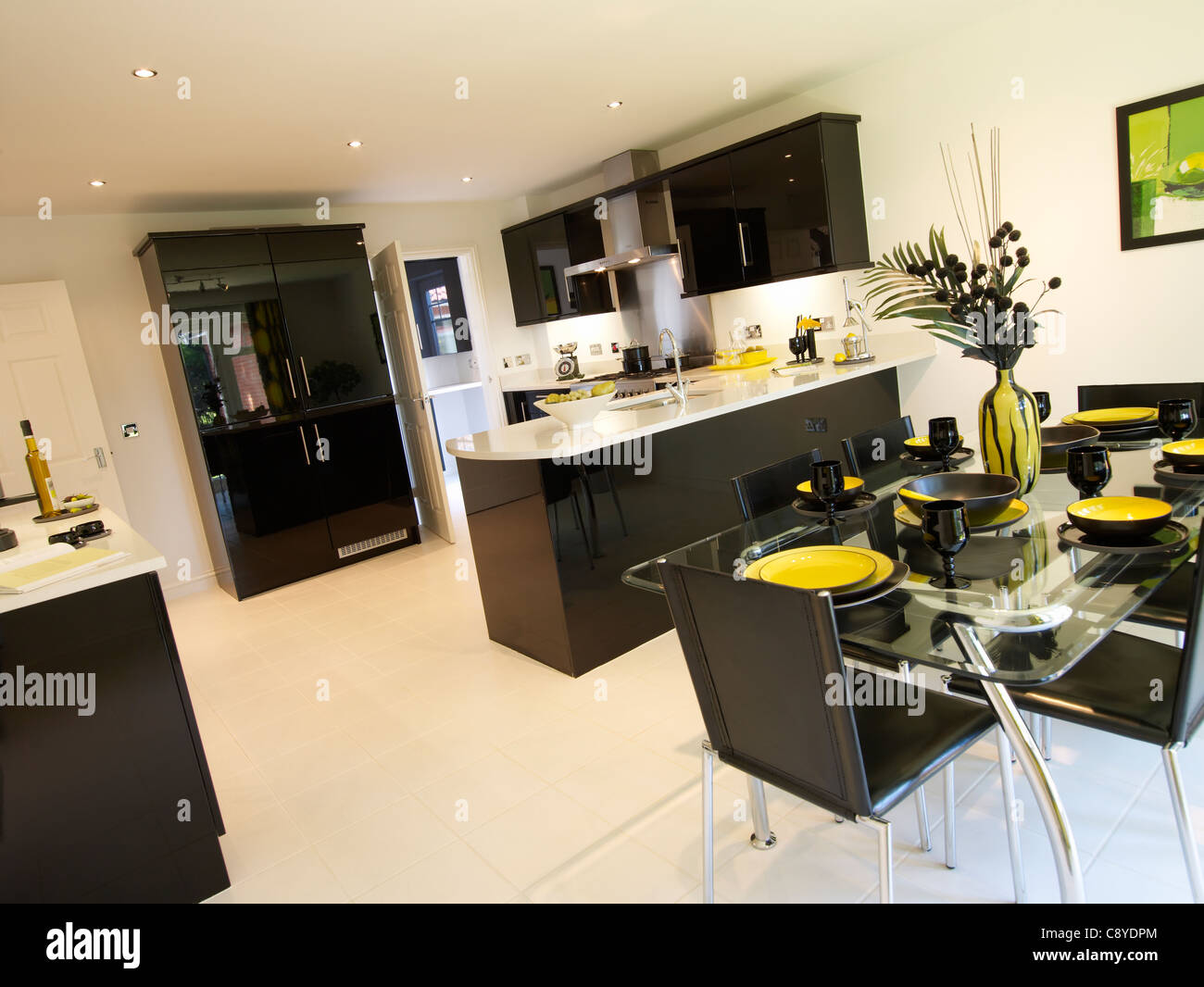 High gloss kitchen hi-res stock photography and images - Alamy