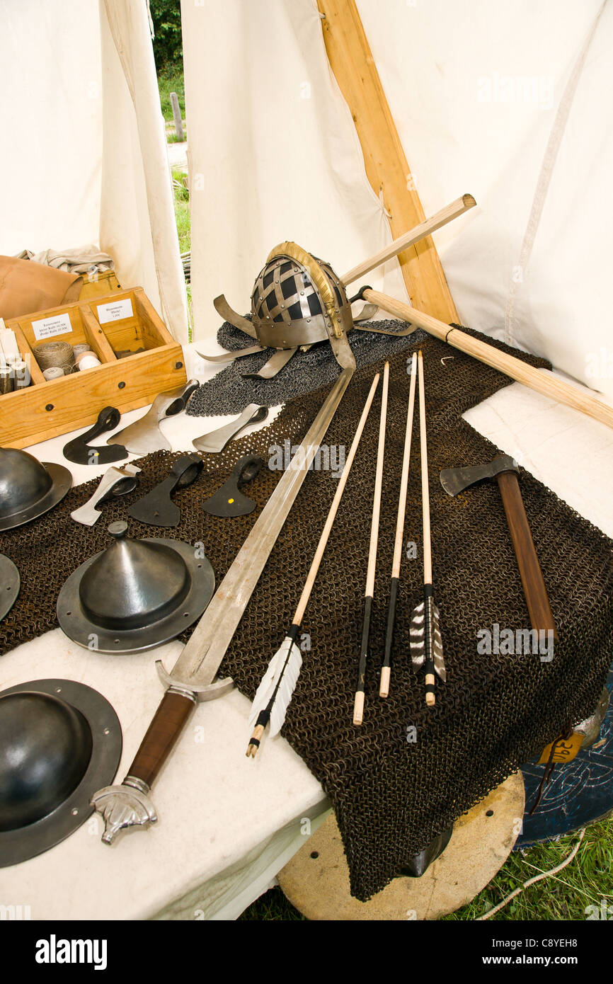 At the vikingecenter in Ribe, you find all sorts of viking activities ...