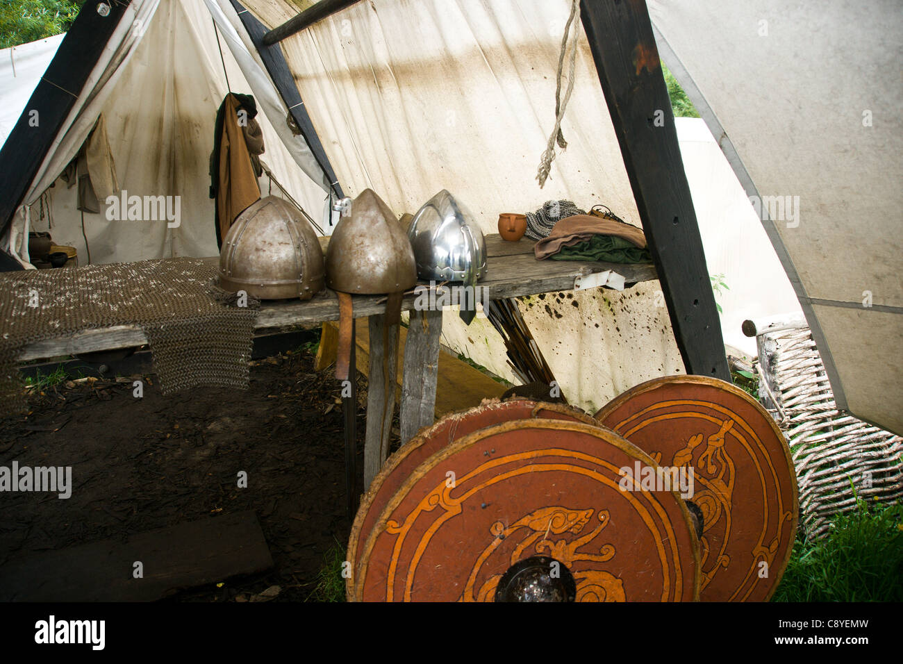 At the vikingecenter in Ribe, you find all sorts of viking activities ...