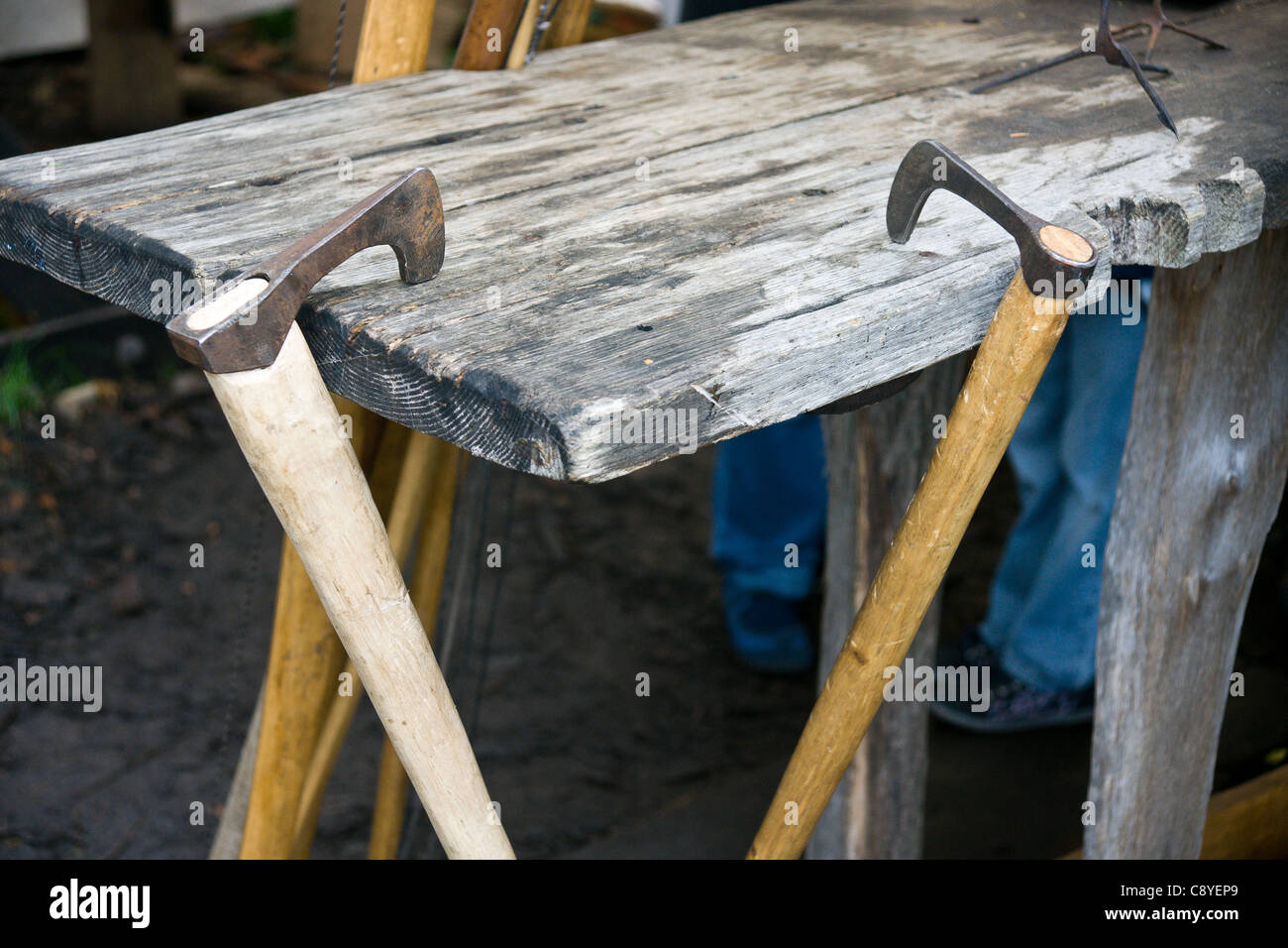 At the vikingecenter in Ribe, you find all sorts of viking activities ...
