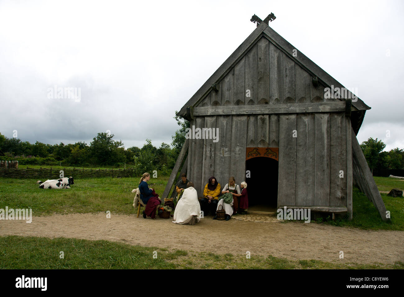 At the vikingecenter in Ribe, you find all sorts of viking activities ...