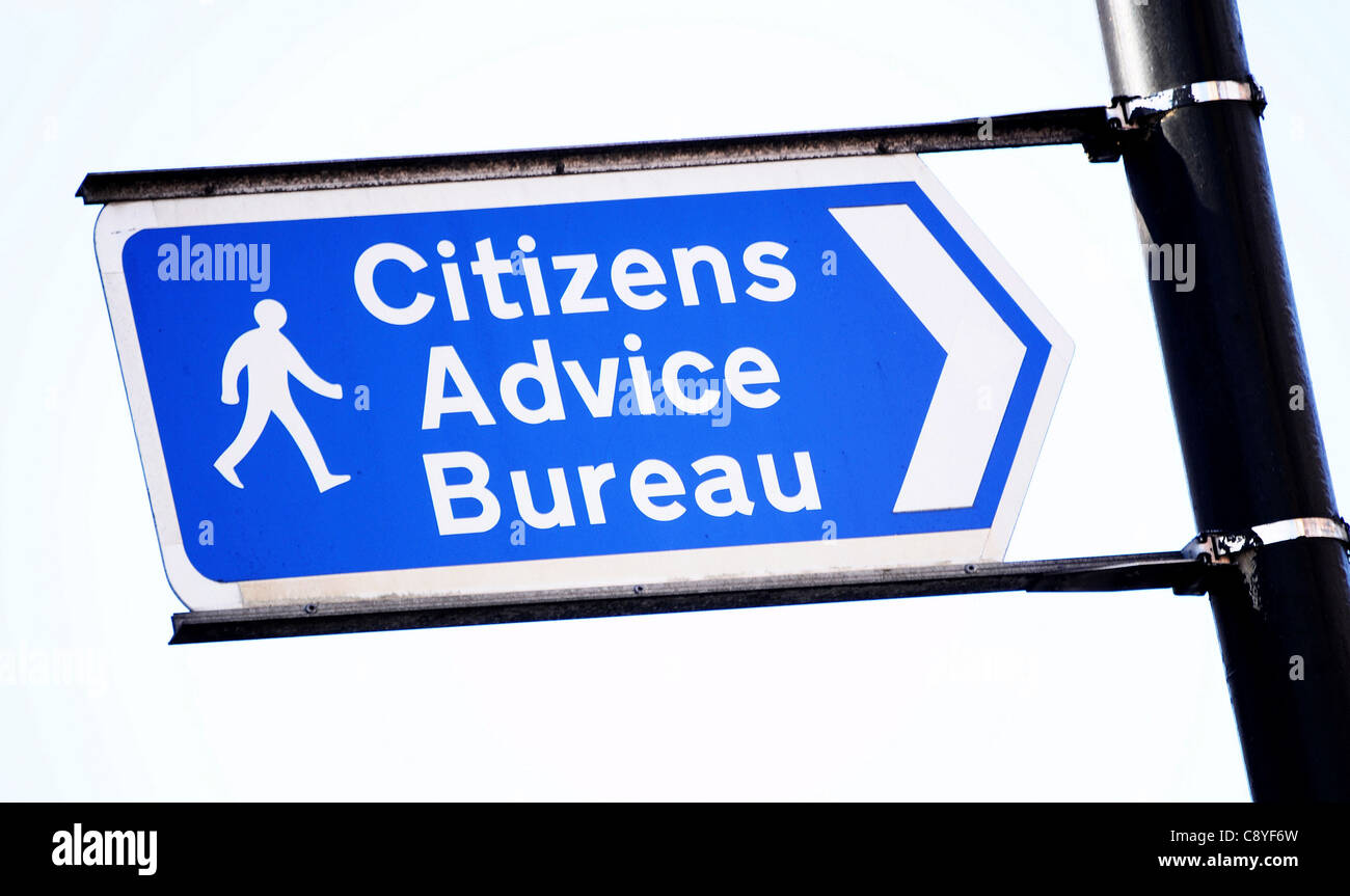 Citizens advice bureau sign hi-res stock photography and images - Alamy