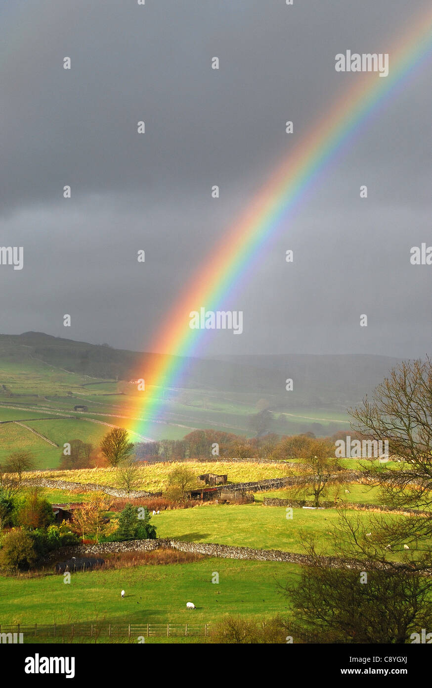 Rainbow landscape hi-res stock photography and images - Alamy