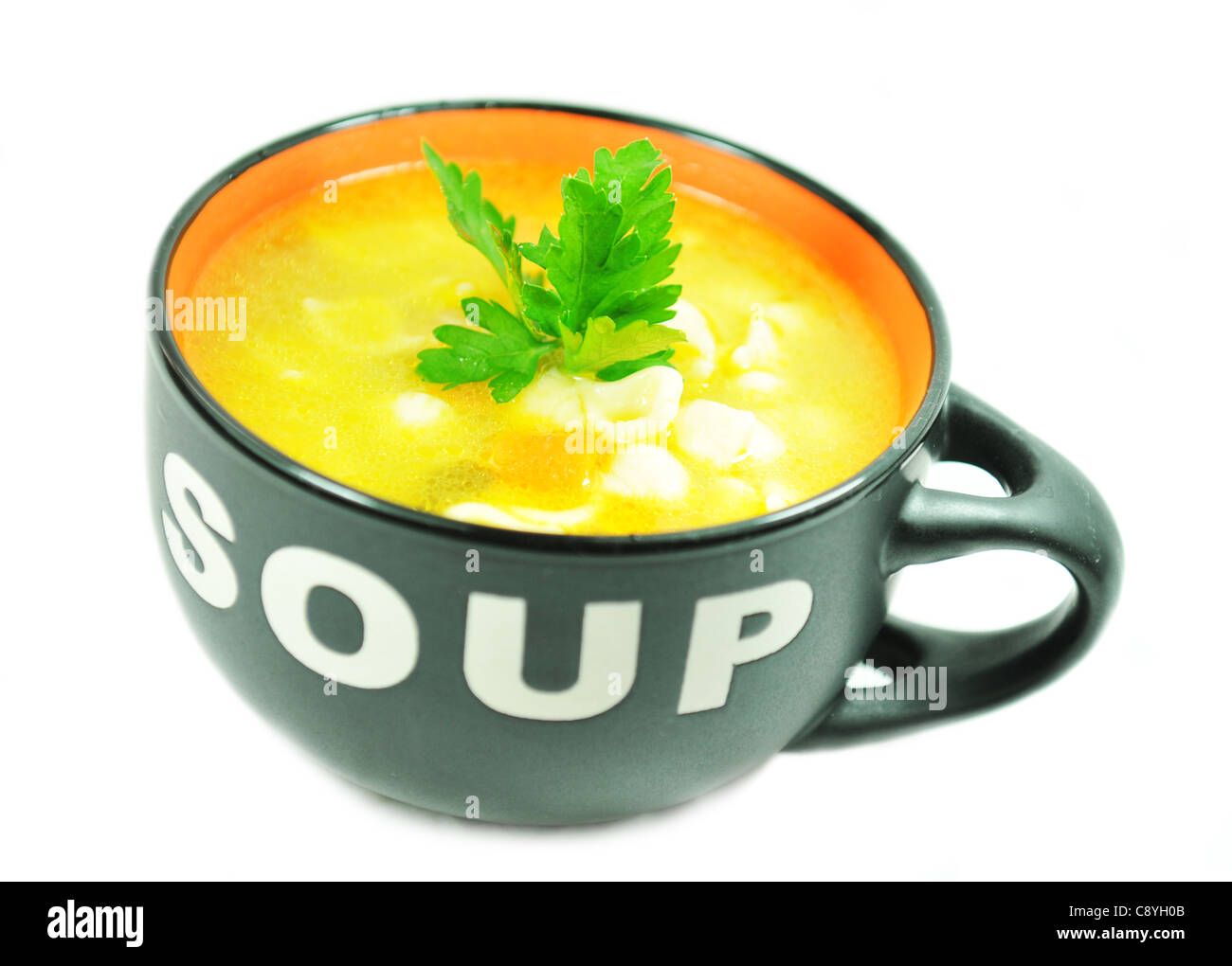 Chicken hot and sour soup Cut Out Stock Images & Pictures - Alamy