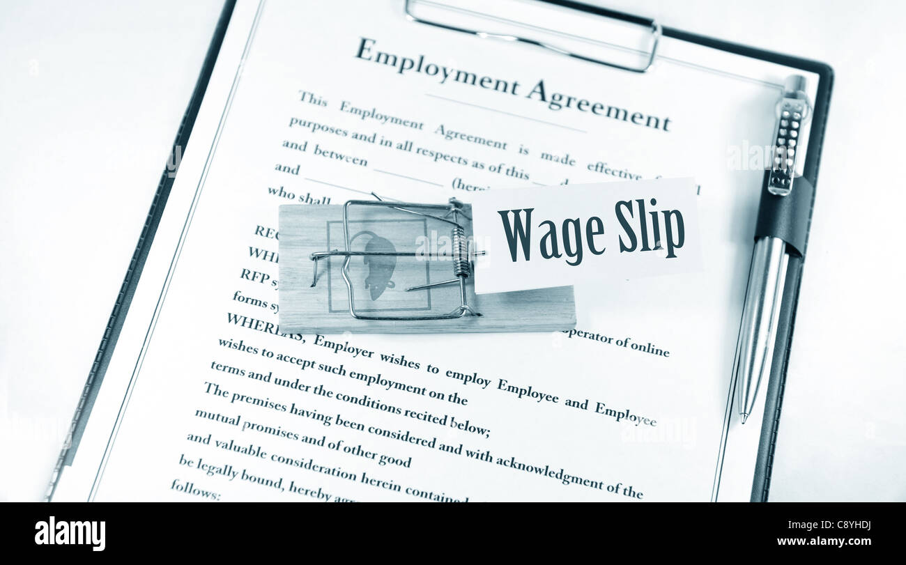 Wage slip hi-res stock photography and images - Alamy