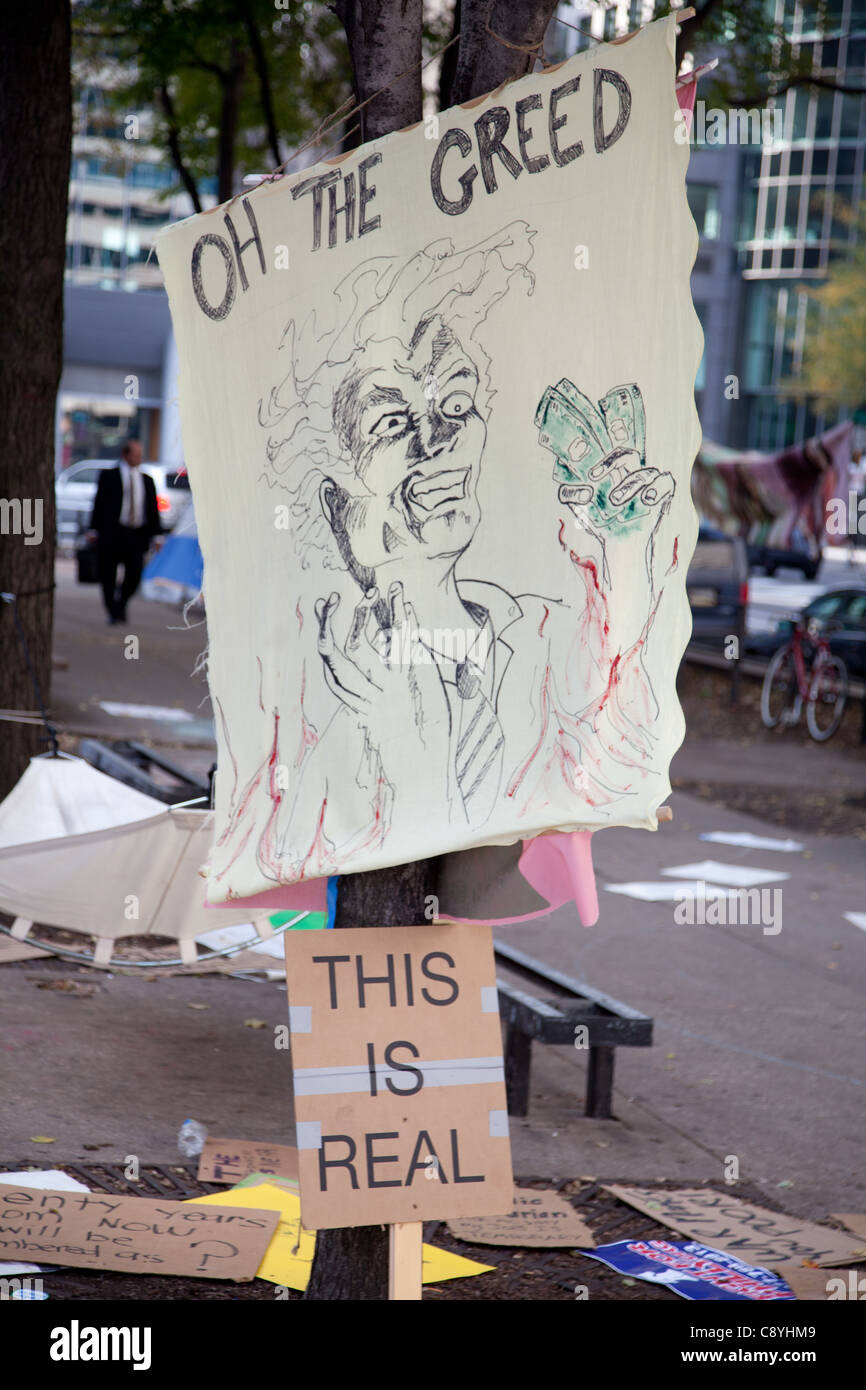Occupy Wall Street in Philadelphia City Hall Stock Photo - Alamy