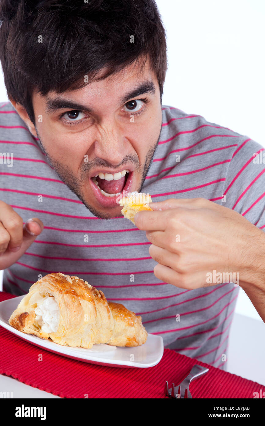 Funny crazy fat man hi-res stock photography and images - Alamy