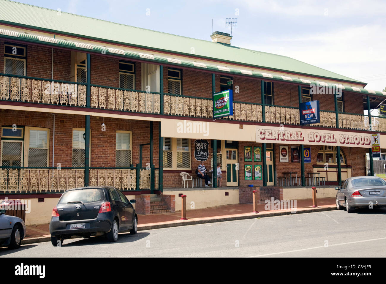 Australian pub, the Central hotel in the regional historic town of ...