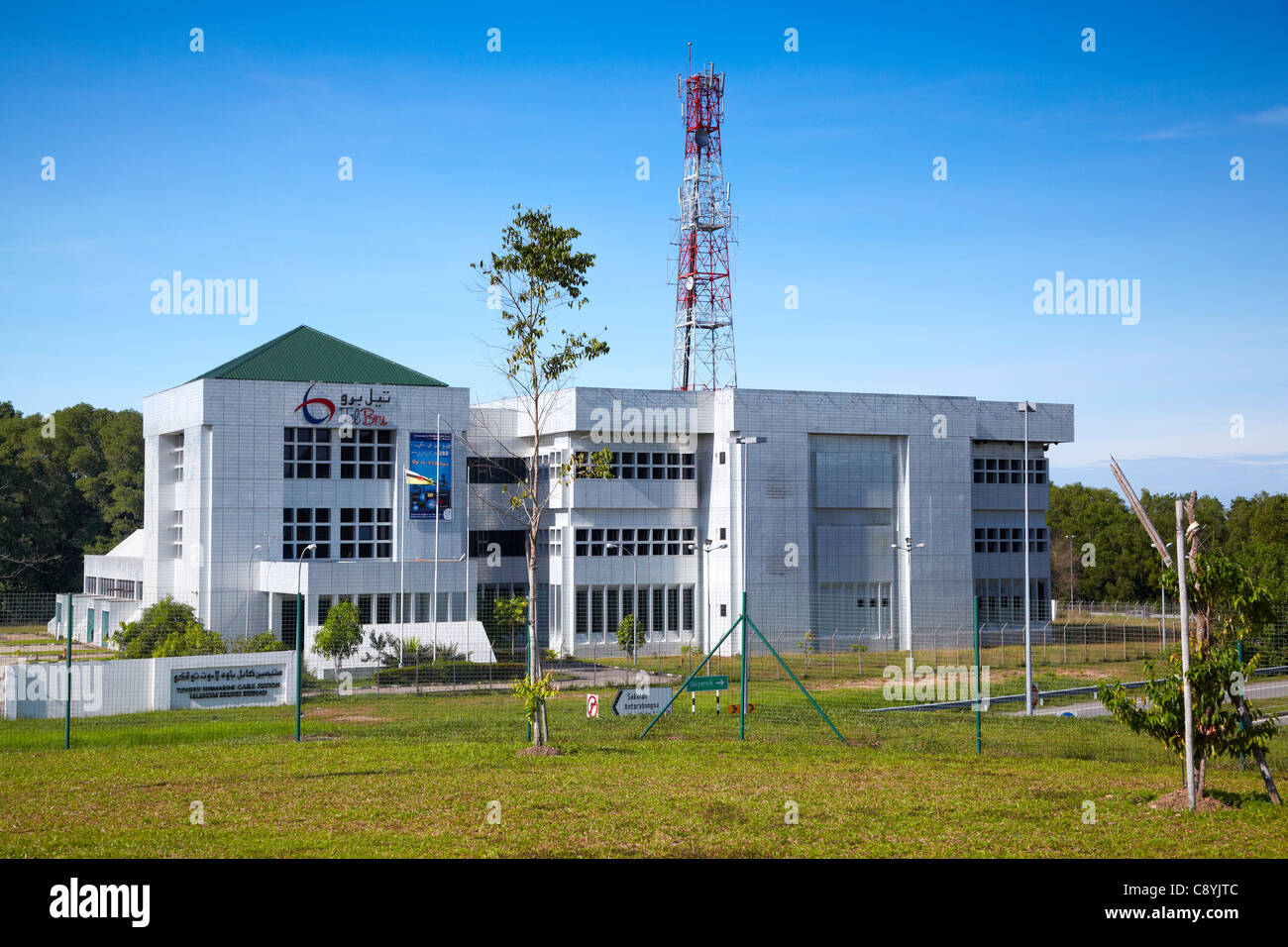 Tungku Submarine Cable Station, Gadong, Brunei Darussalam Stock Photo ...