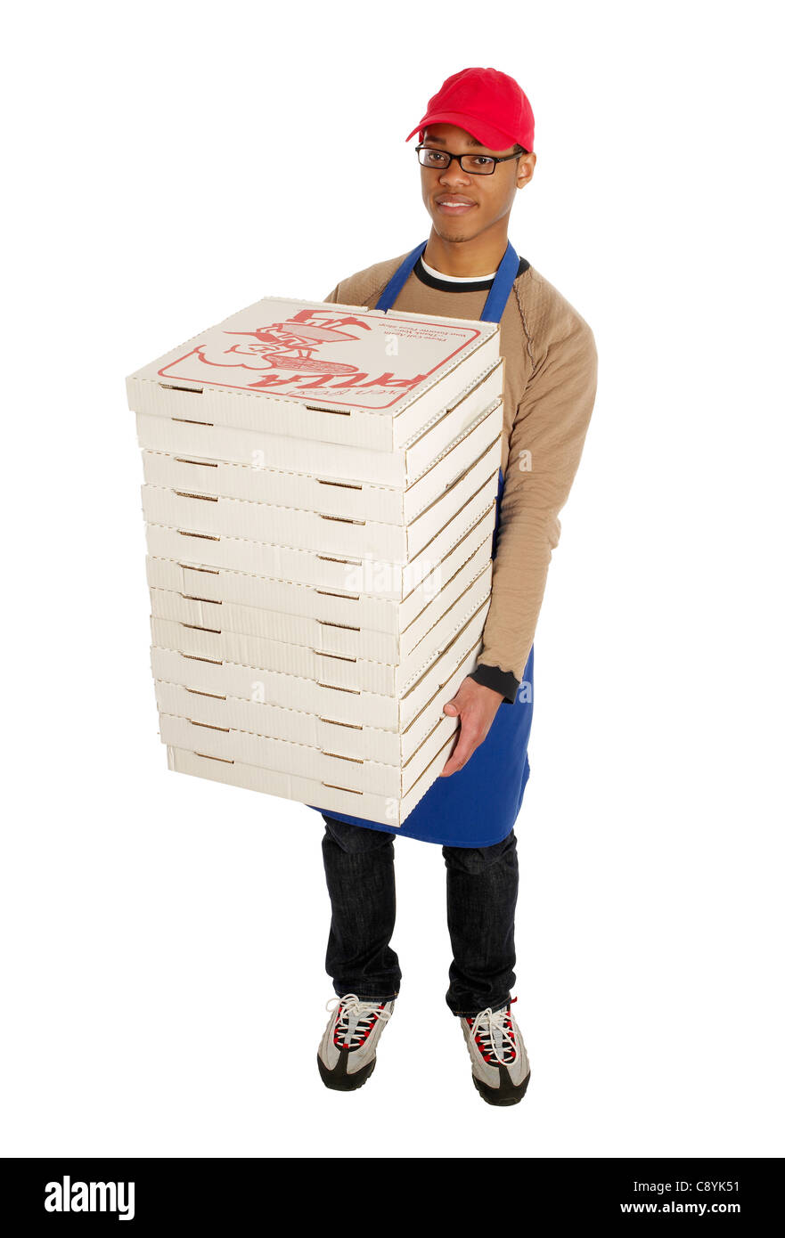 Pizza delivery man hi-res stock photography and images - Alamy