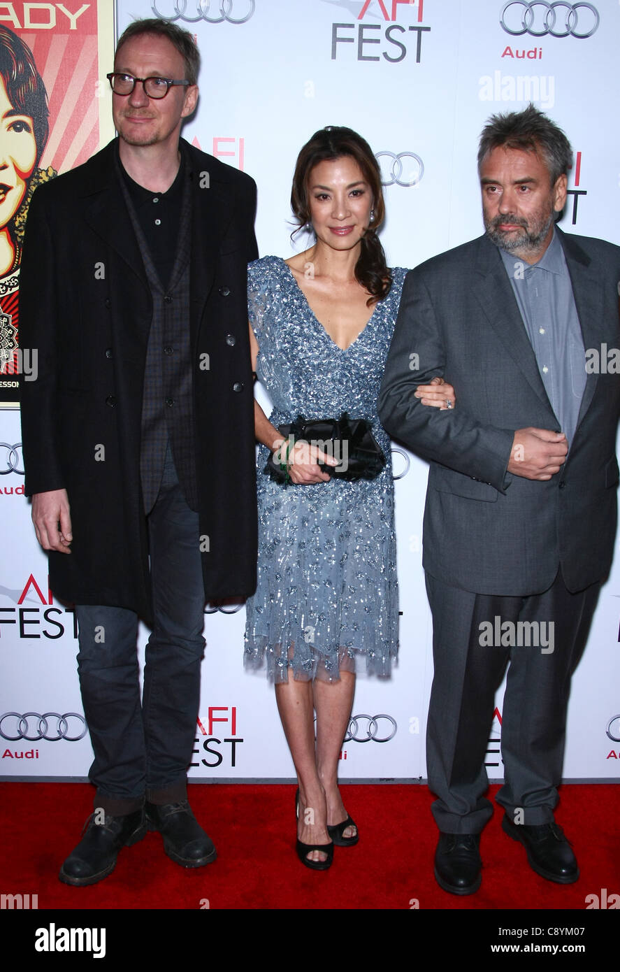DAVID THEWLIS & MICHELLE YEOH & LUC BESSON THE LADY. GALA SCREENING AFI ...