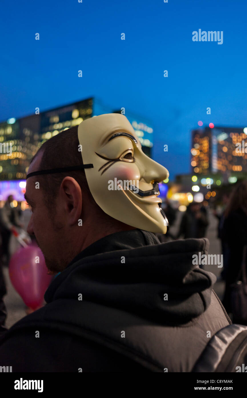 Paris, France, "Occupy La Défense" Demonstration. Against Corporate ...