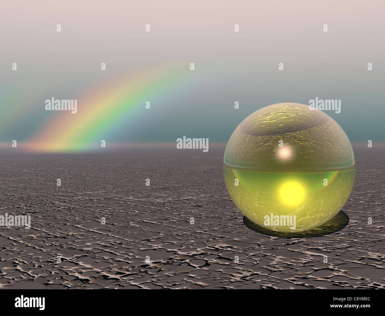 Abstract colourful rainbow cgi hi-res stock photography and images - Alamy