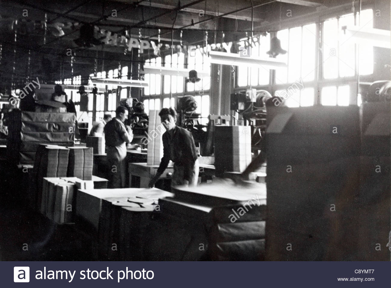 1950s Historical Picture Factory Workers Stock Photos & 1950s ...