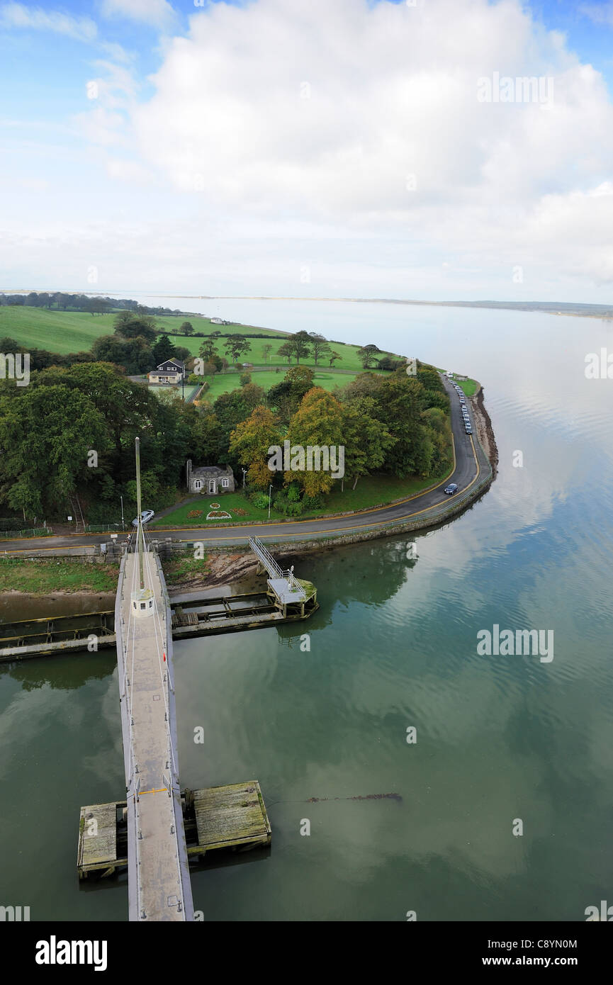 Aber Swing bridge River Seiont Caernarfon wales uk Stock Photo - Alamy