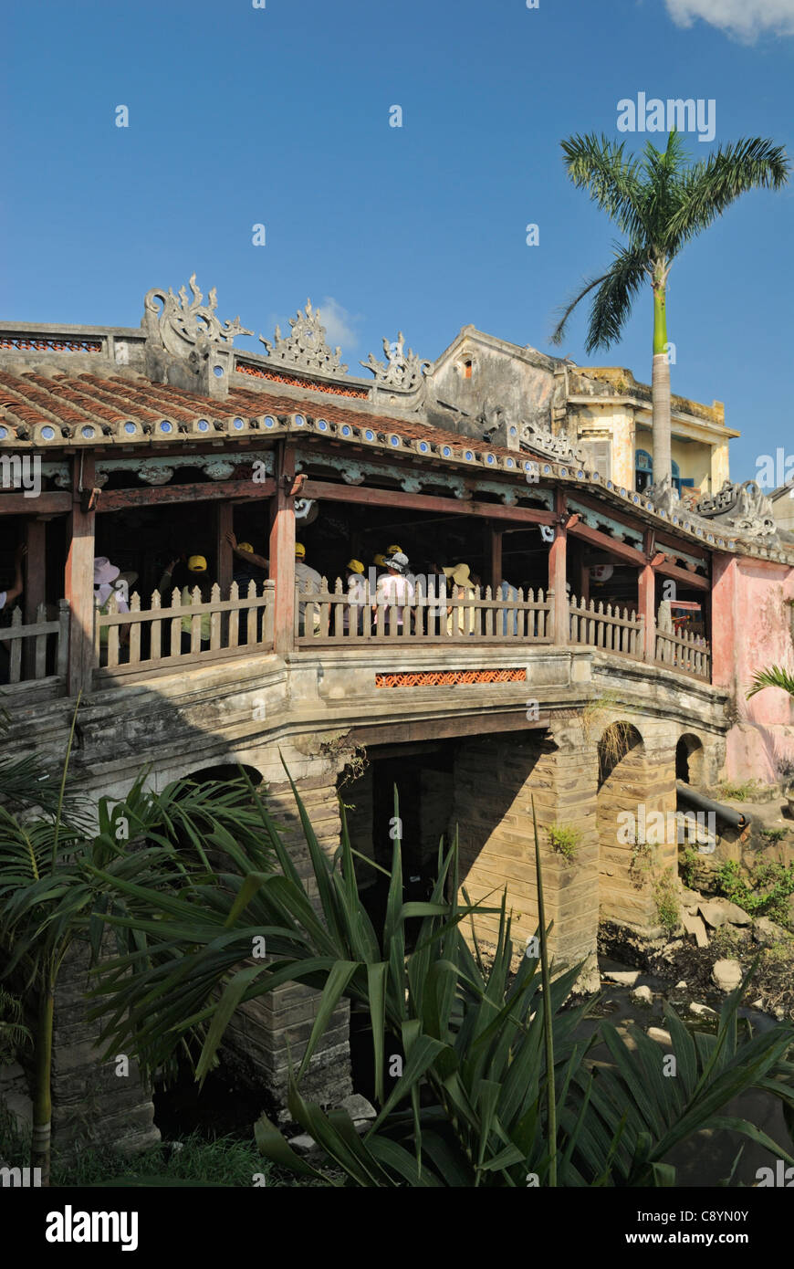 Asia, Vietnam, Hoi An. Hoi An old quarter. The pituresque covered ...