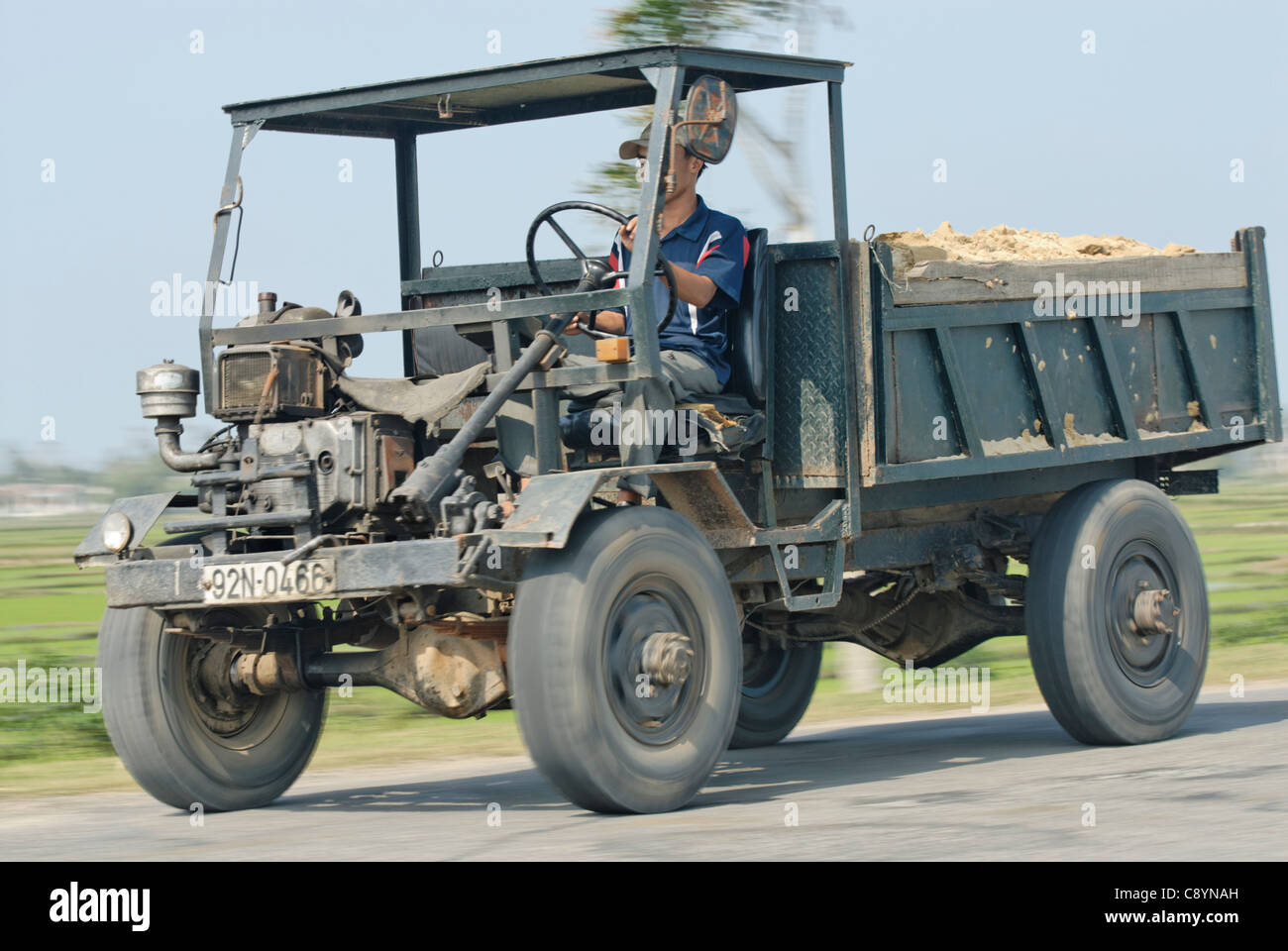 Asia, Vietnam, nr. Hoi An. Old but working farmers truck Stock Photo ...