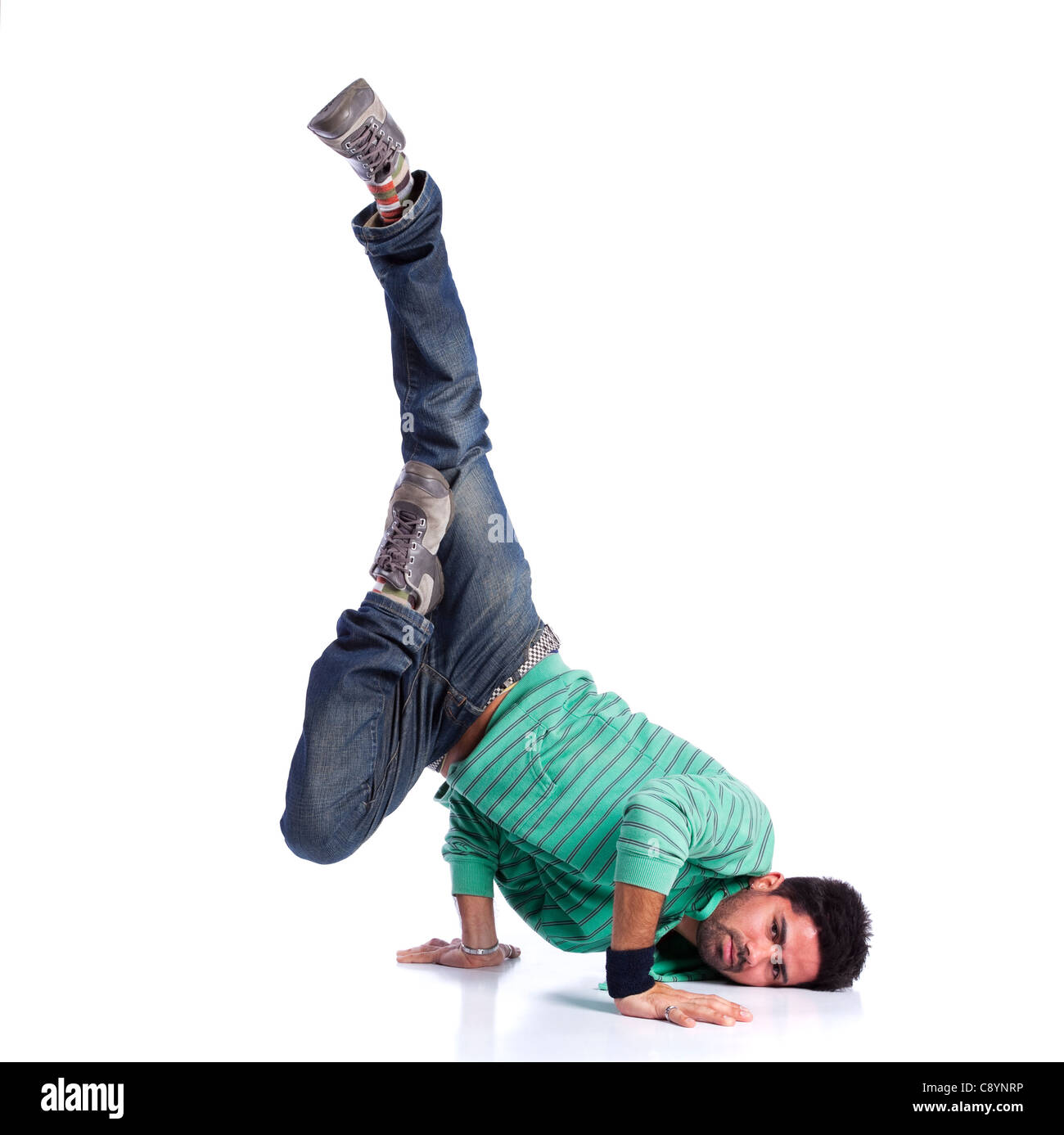 Hip hop dancer showing some movements (some motion blur Stock Photo - Alamy
